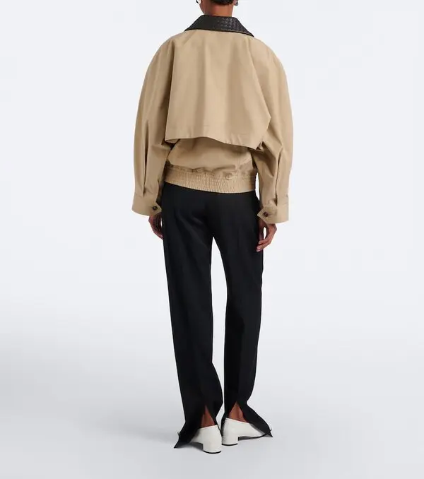 Bottega Veneta Wool Straight Leg Pants