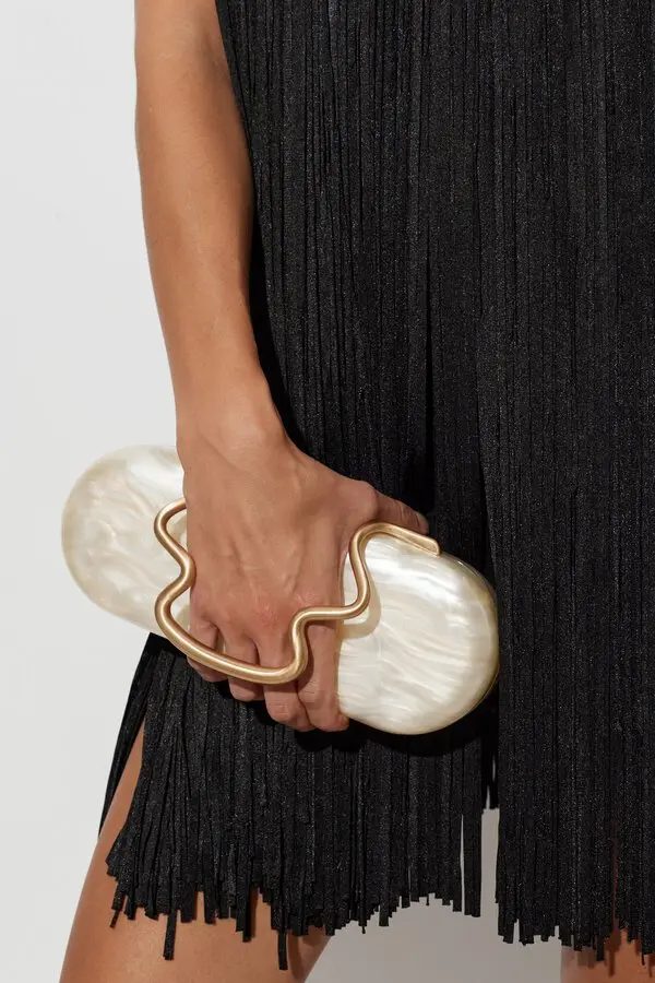 Cult Gaia Ilaria Clutch Bag - Cream