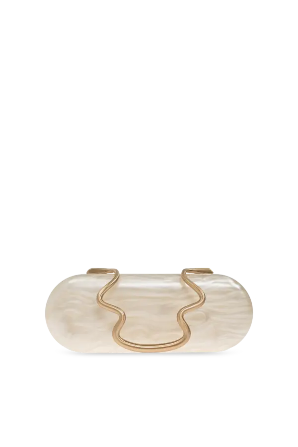 Cult Gaia Ilaria Clutch Bag - Cream