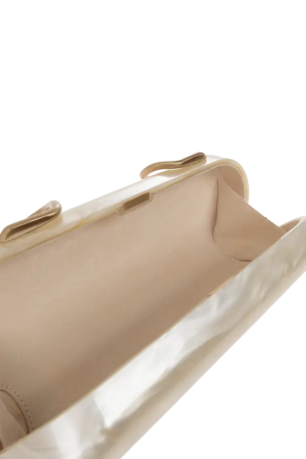 Cult Gaia Ilaria Clutch Bag - Cream