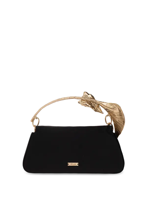 Cult Gaia Calla Satin Bag - Black