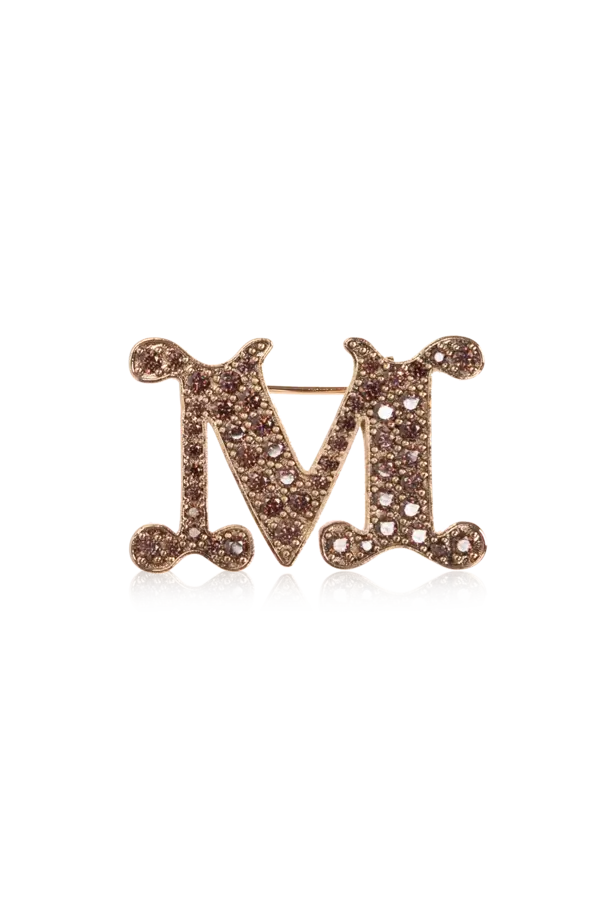 Max Mara Facella’ Brooch - Gold