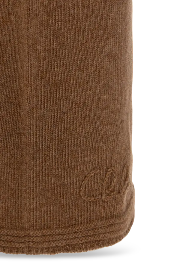 Chloé Wool Neck Warmer With Logo