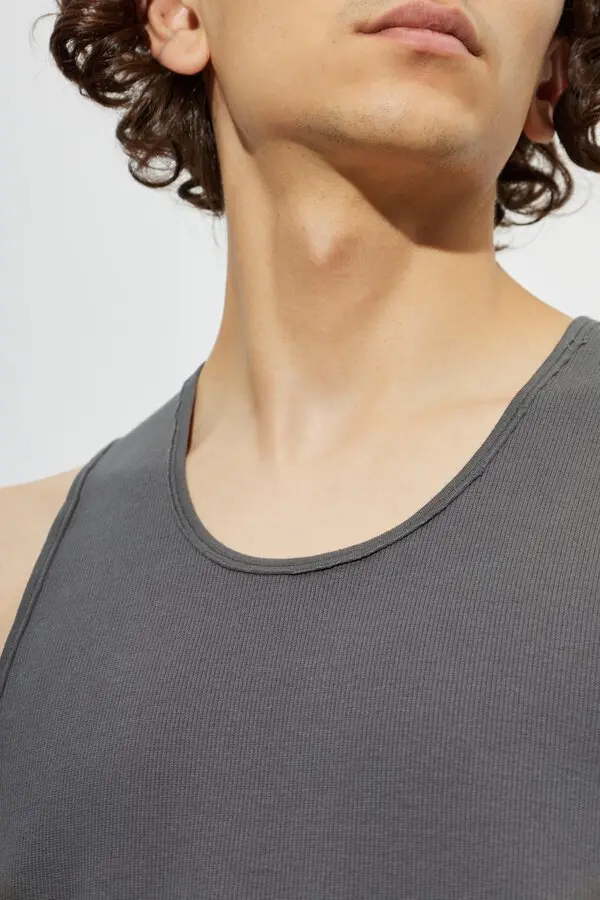 Fear Of God Cotton Ribbed Sleeveless Top
