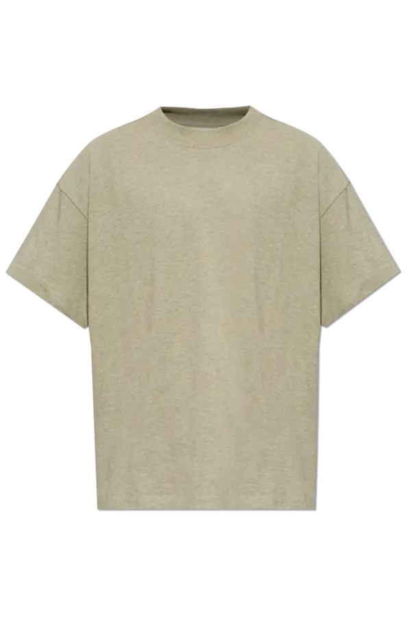 Fear Of God Cotton T-shirt With Appliquéd Logo - Grey