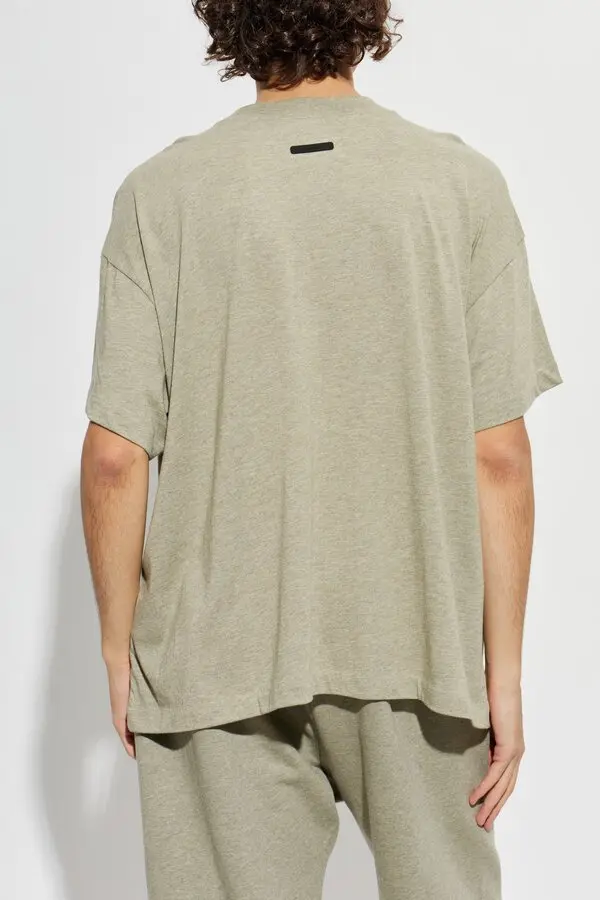 Fear Of God Cotton T-shirt With Appliquéd Logo