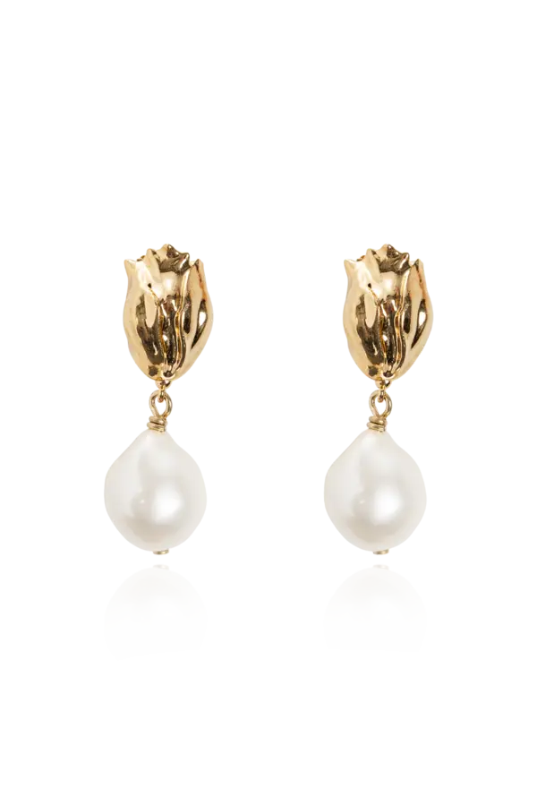Chloé Tulip' Earrings - Gold