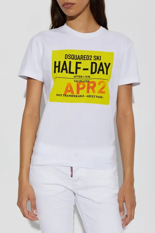 Dsquared2 Cotton T-shirt With Print