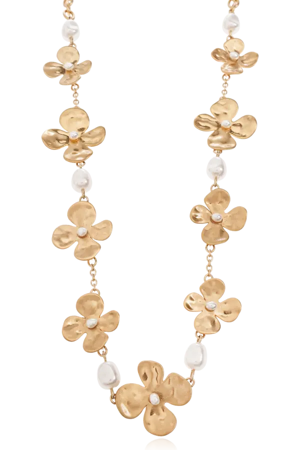 Cult Gaia Lucky" Necklace - Gold