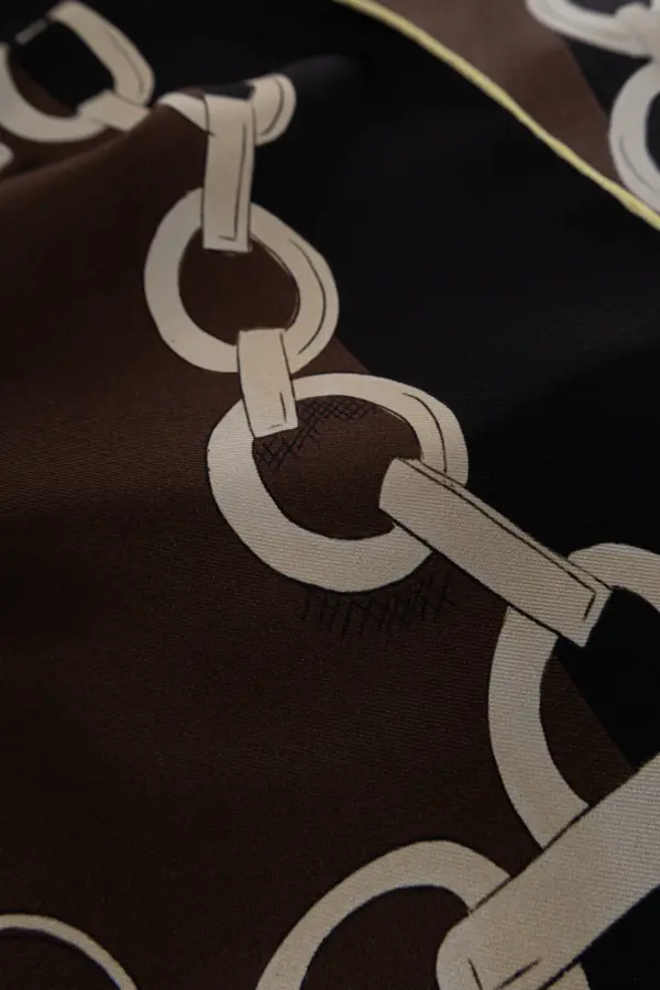Jacquemus Silk Scarf ‘pampille - Brown
