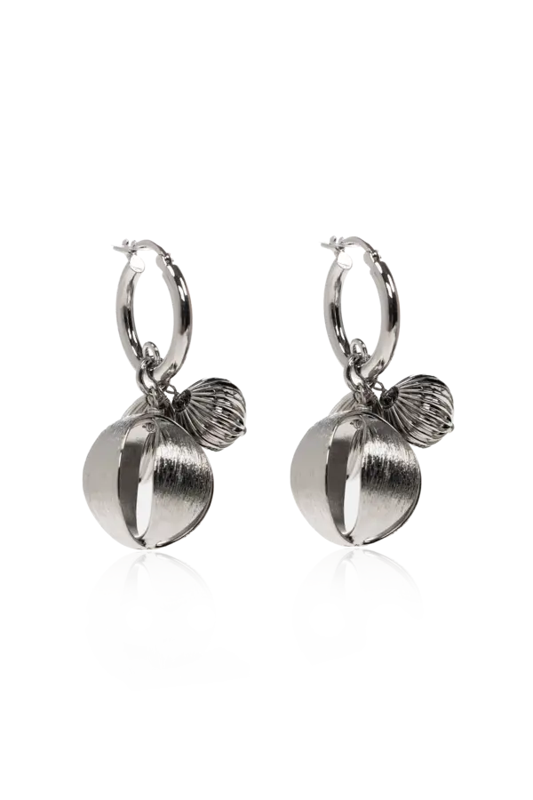 Marni Brass Earrings - Silver