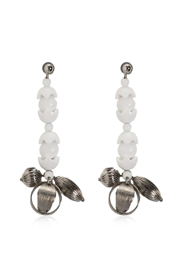 Marni Long Earrings - Silver