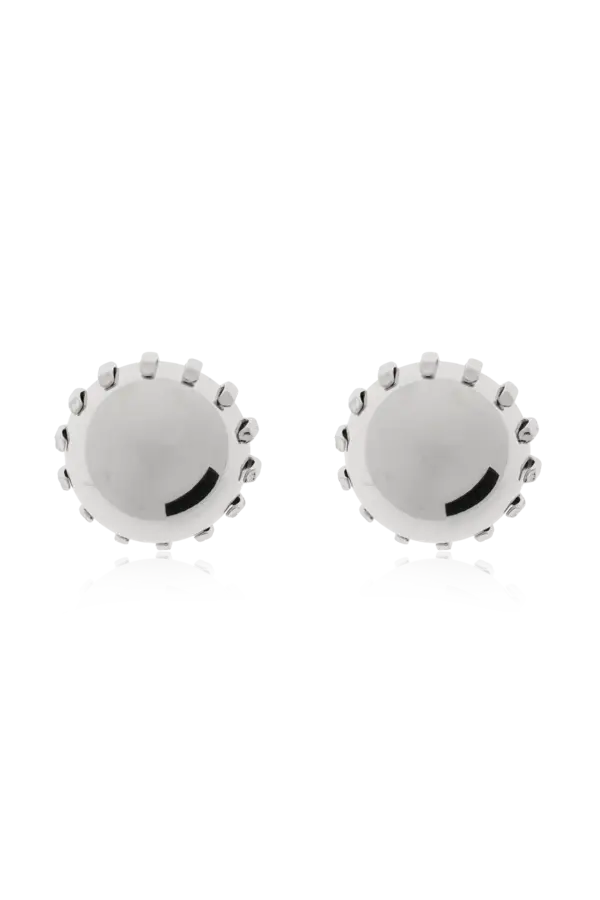 Marni Brass Earrings - Silver