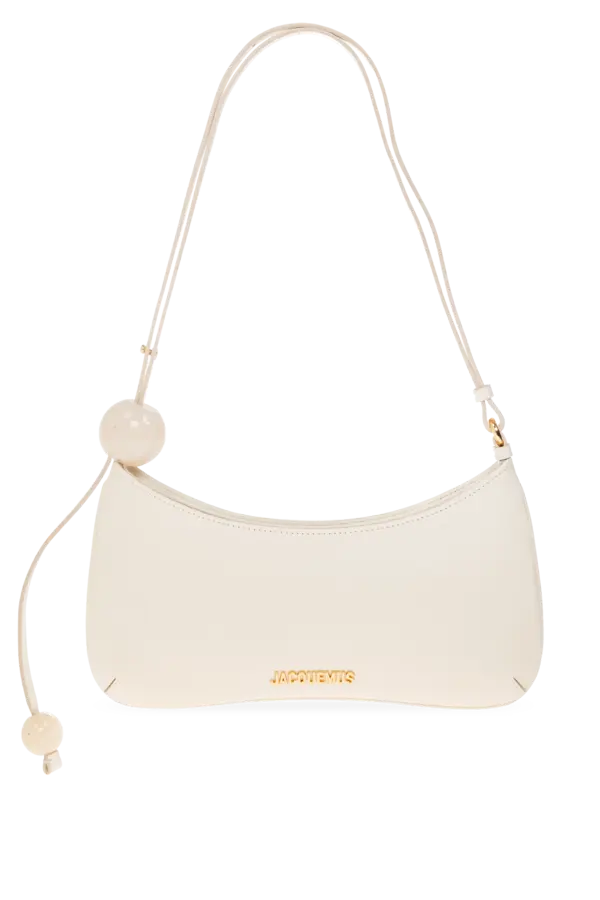 Jacquemus Leather Bag ‘bisou Perle - Cream