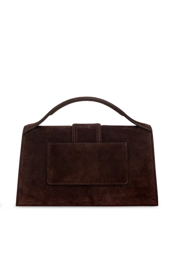 Jacquemus Suede Leather Bambino Bag - Brown