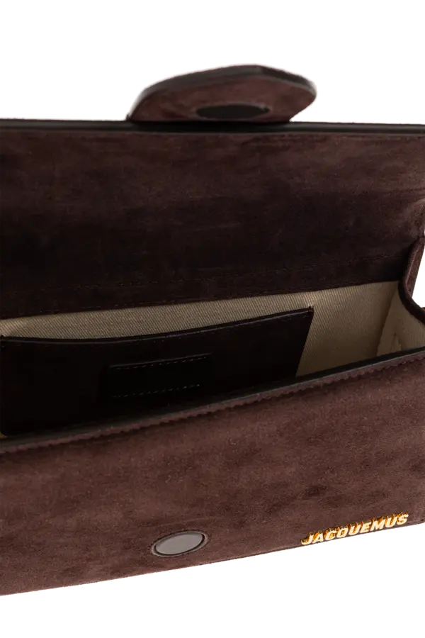 Jacquemus Suede Leather Bambino Bag - Brown