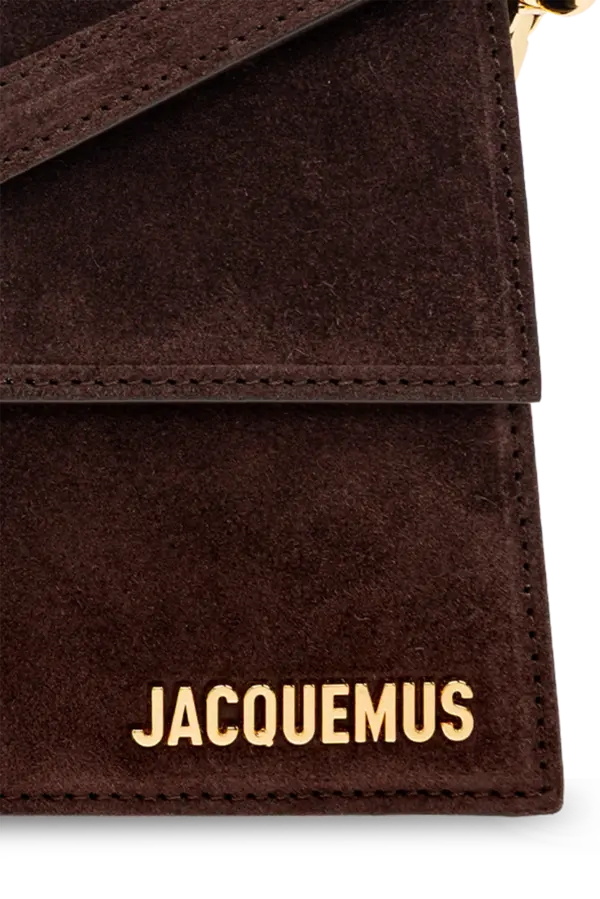 Jacquemus Suede Leather Bambino Bag - Brown