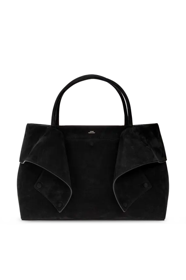 TOTEME Mercer" Suede Handbag - Black