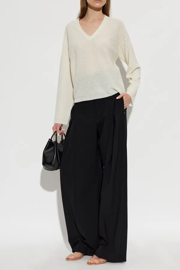 Fabiana Filippi Wool Sweater With Sequins