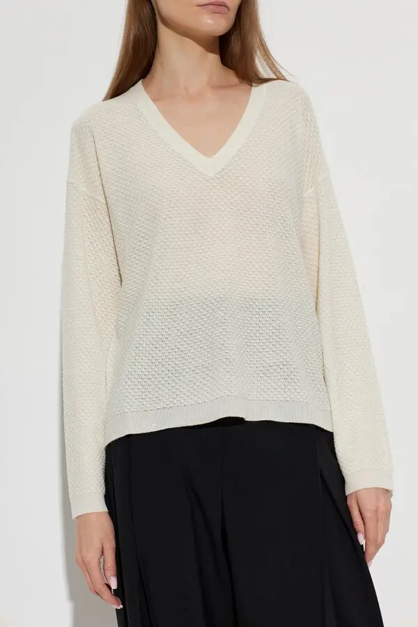 Fabiana Filippi Wool Sweater With Sequins