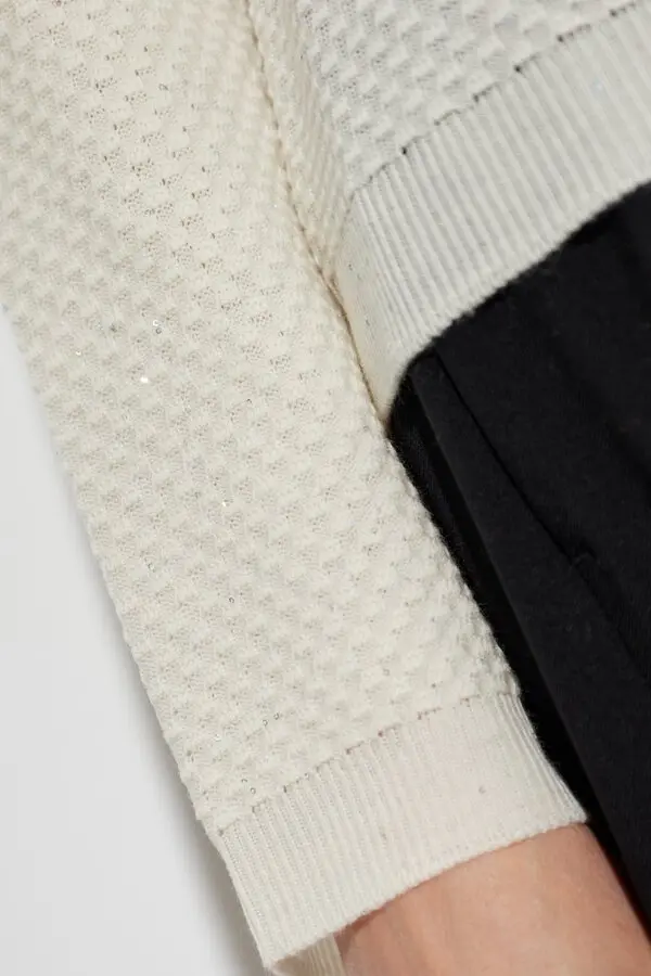 Fabiana Filippi Wool Sweater With Sequins