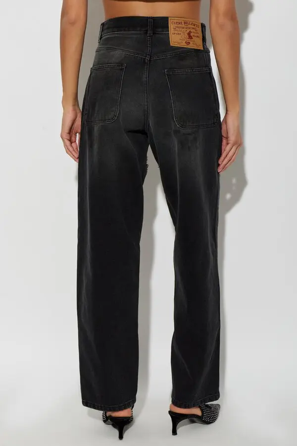 CARNE BOLLENTE Vintage Effect Jeans