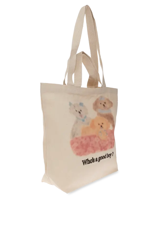 CARNE BOLLENTE Printed Cotton Tote Bag