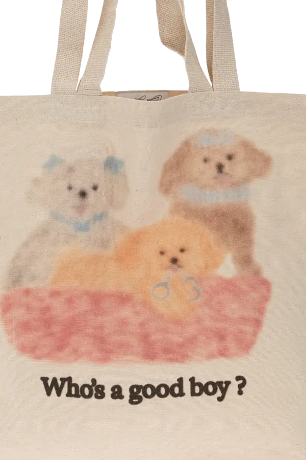 CARNE BOLLENTE Printed Cotton Tote Bag