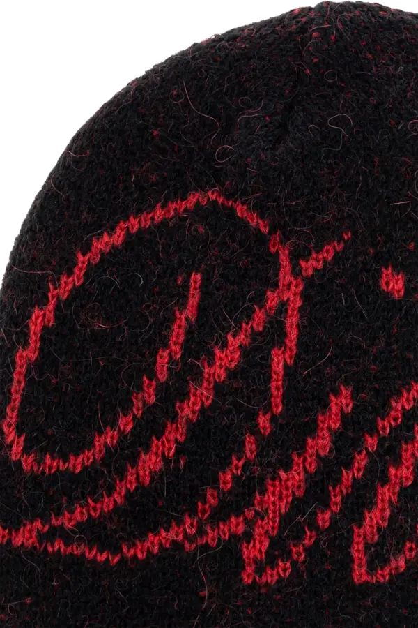 CARNE BOLLENTE Cap With Decorative Inscription