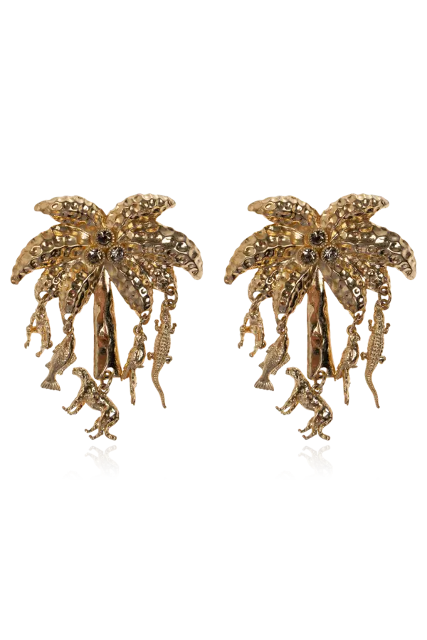 Jacquemus Brass Earrings ‘palmier - Gold