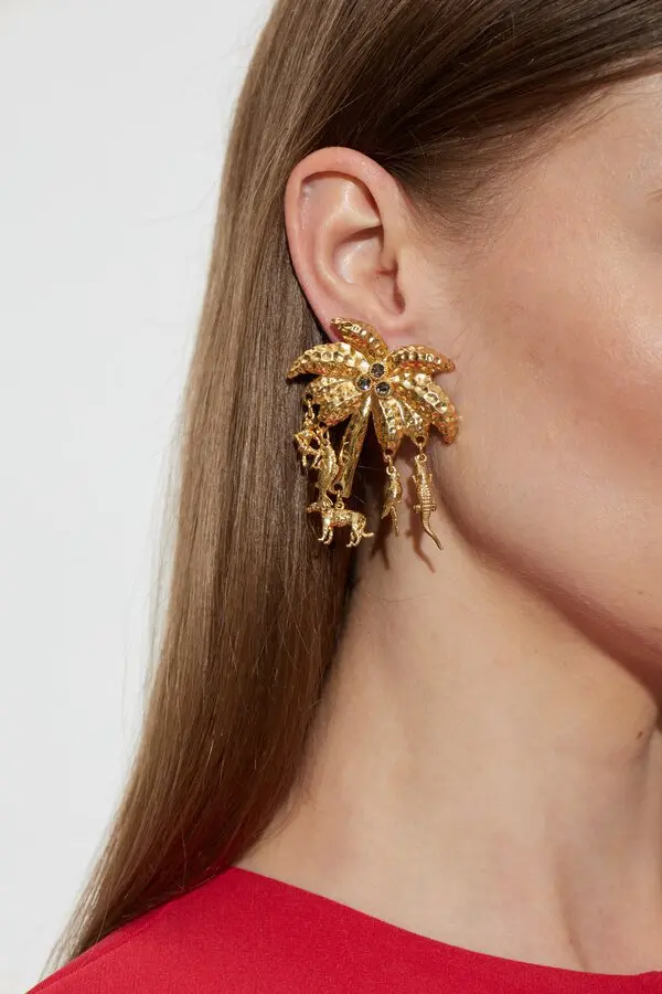 Jacquemus Brass Earrings ‘palmier