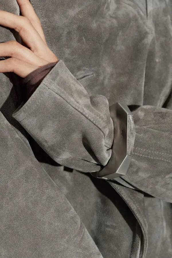 Rick Owens Bracelet With A Crystal Pyramid