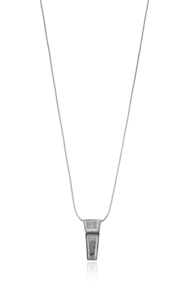 Rick Owens Brass Necklace With Pendant - Silver
