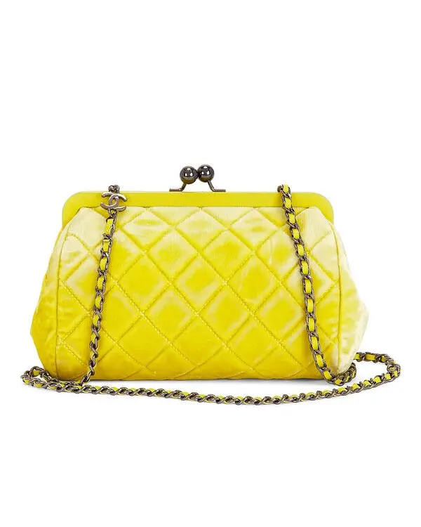 FWRD RENEW Chanel Velvet Clutch