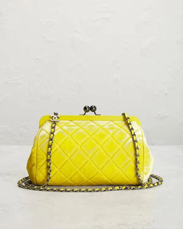FWRD RENEW Chanel Velvet Clutch