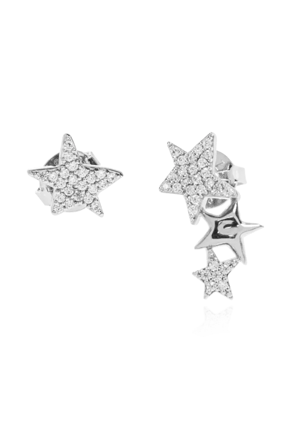 Zadig&Voltaire Earrings With Shimmering Crystals - Silver