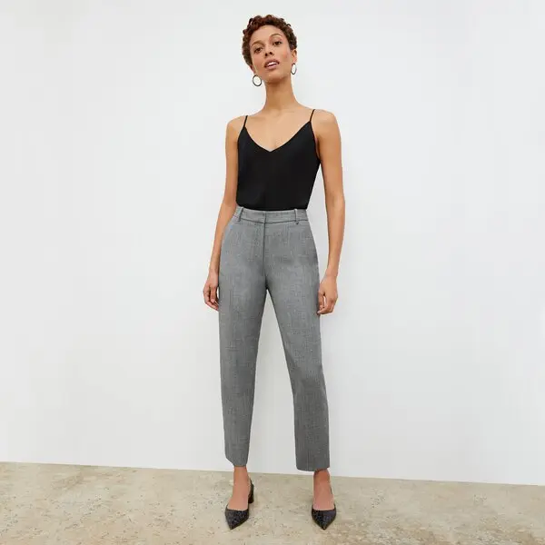 M.M.LAFLEUR Mejia Pant Sharkskin:: Black / White