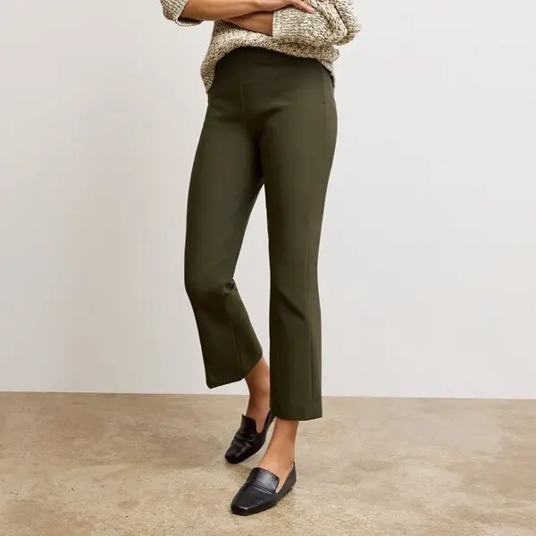 M.M.LAFLEUR Kick Flare Foster Pant Eco Powerstretch:: Dark Olive