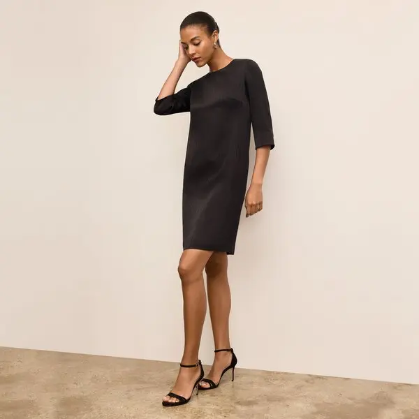 M.M.LAFLEUR Lancia Dress Luxe Pointelle:: Black