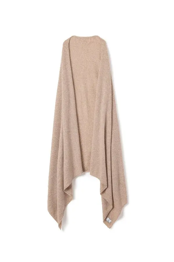 PETITE PLUME Cashmere Wrap - Camel