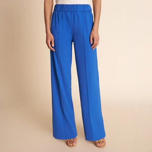 M.M.LAFLEUR Harmon Travel Trouser Origamitech:: Ocean Blue - One-color
