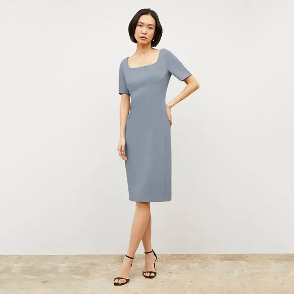 M.M.LAFLEUR Recycled Wondertex Sheath Dress - One-color