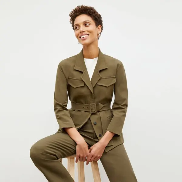 M.M.LAFLEUR Emalis Jacket Eco Better Than Denim:: Oregano