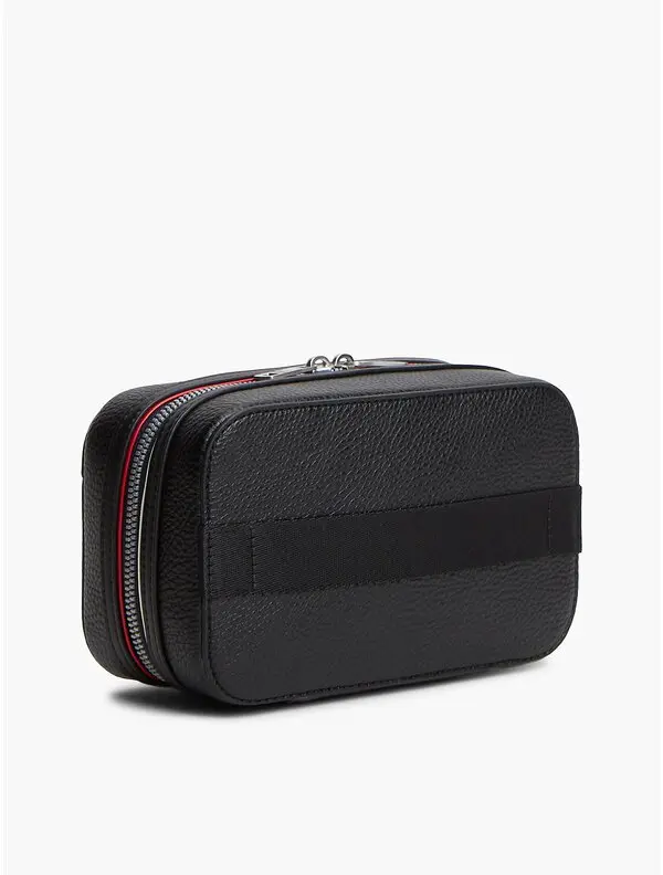 Tommy Hilfiger Hilfiger Logo Pebbled Dopp Kit