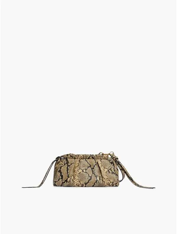 Tommy Hilfiger Embossed Leather Mini Crossbody