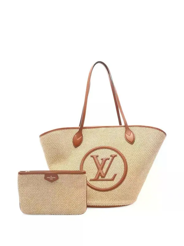 LOUIS VUITTON 2021s Saint-jacques Logo-patch Tote Bag - Neutrals