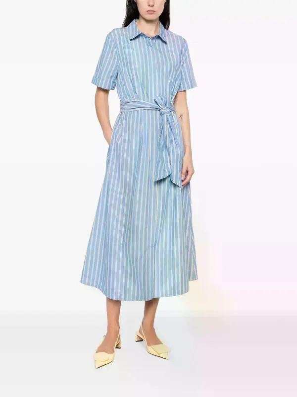 MAISON123 Palma Belted Midi Dress