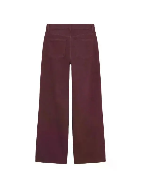 REFORMATION Cary Wide-leg Jeans - Red