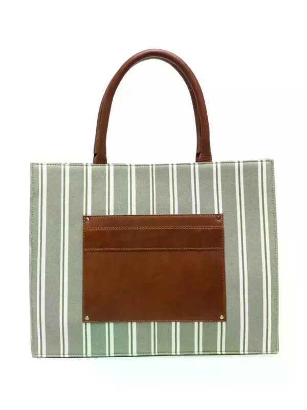 Maison123 Striped Cotton Tote Bag