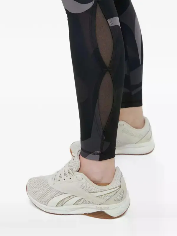 PUMA Abstract-print Mesh-panel Leggings